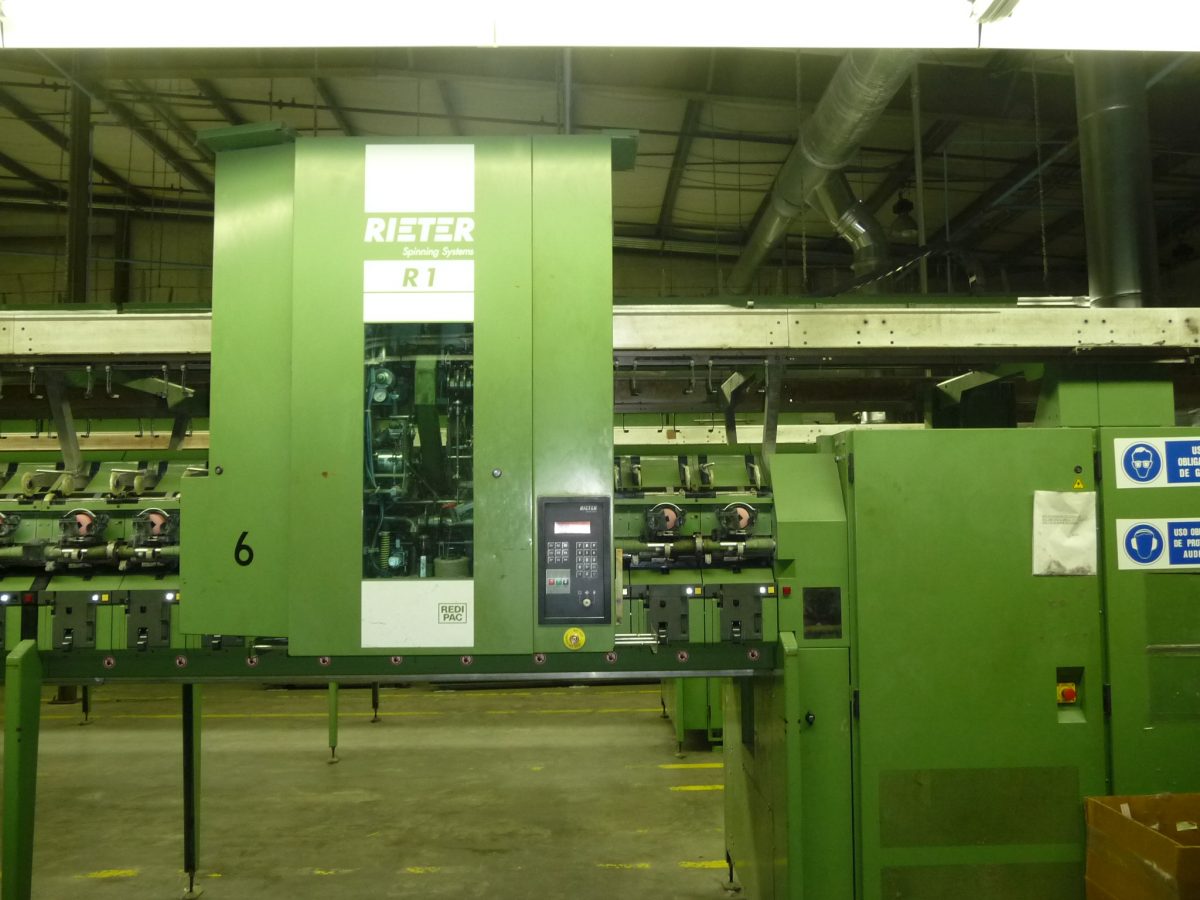 (3) Rieter R1 Rotor Spinning Machines - Southeastern Textile Machinery