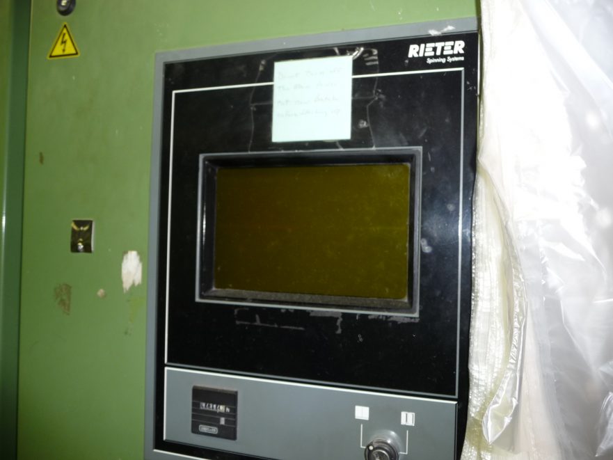 (3) Rieter R1 Rotor Spinning Machines - Southeastern Textile Machinery