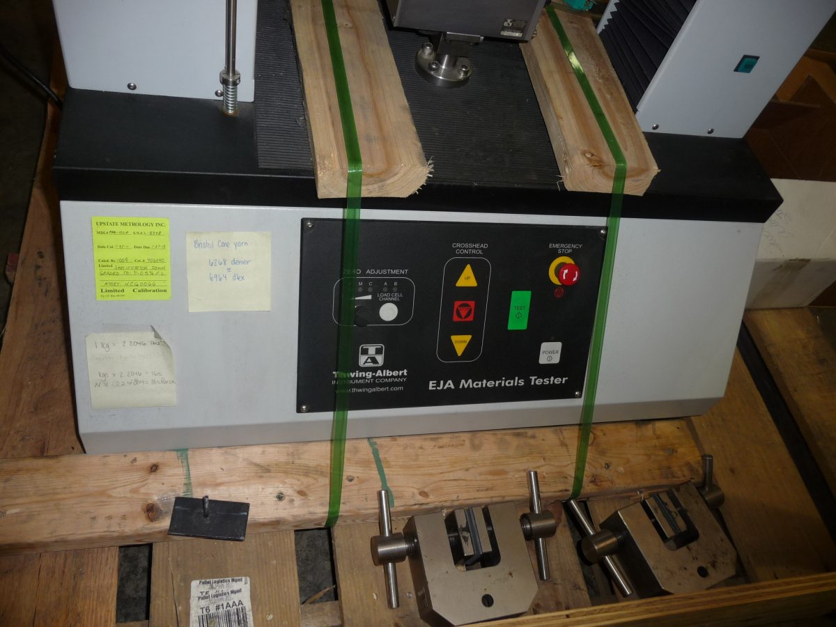 (1) Thwing Albert Tensile Tester - Southeastern Textile Machinery