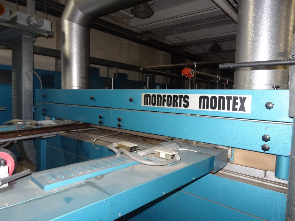 (1) Monforts Pin Type Tenter Frame - Southeastern Textile Machinery