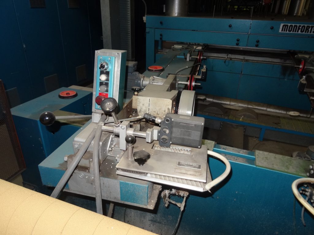 (1) Monforts Pin Type Tenter Frame - Southeastern Textile Machinery
