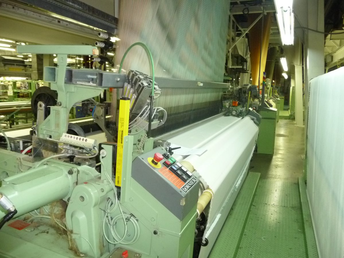 (2) Dornier Model HTV8/J Rapier Jacquard Looms - Southeastern Textile ...