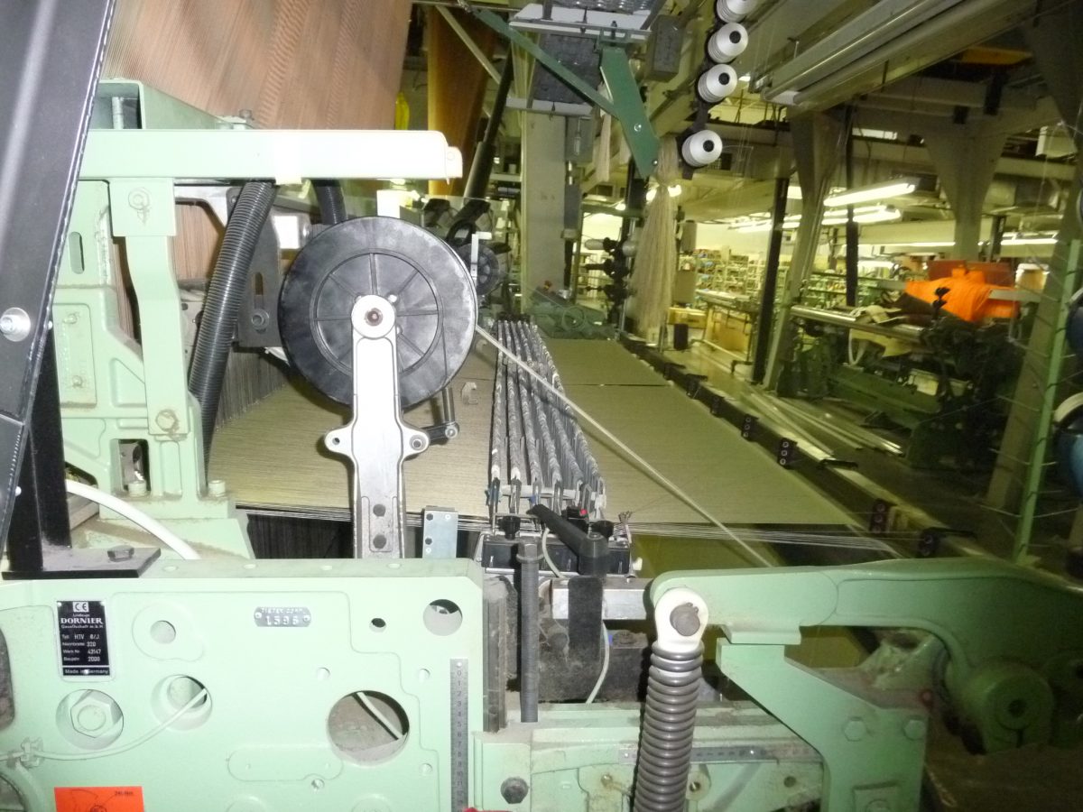 (2) Dornier Model HTV8/J Rapier Jacquard Looms - Southeastern Textile ...