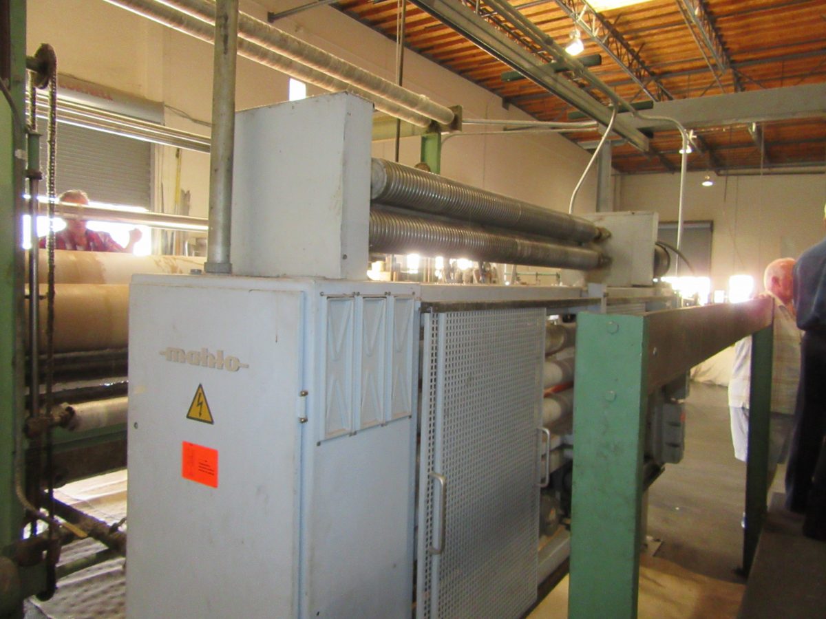 Mahlo Weft Straightener - Southeastern Textile Machinery