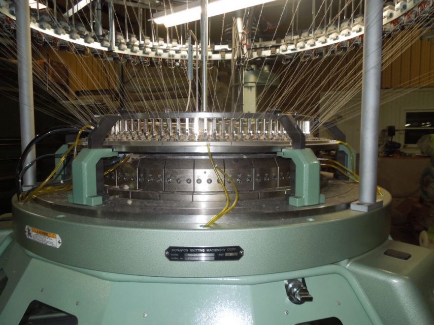 (1) Monarch Knitting Machine - Southeastern Textile Machinery
