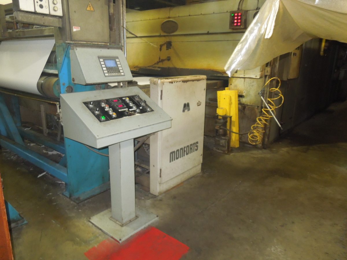 (2) Monforts Tenter Frames - Southeastern Textile Machinery