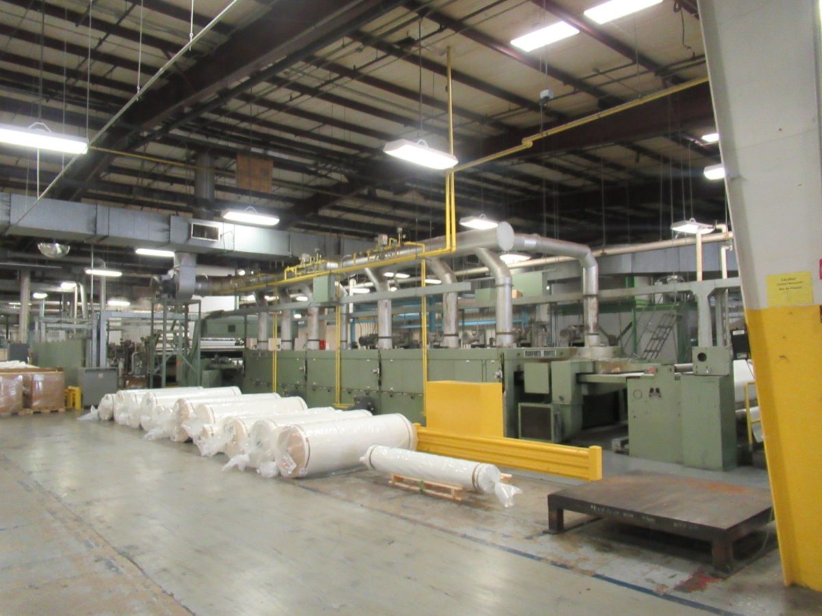 Monforts Tenter Frame - Southeastern Textile Machinery