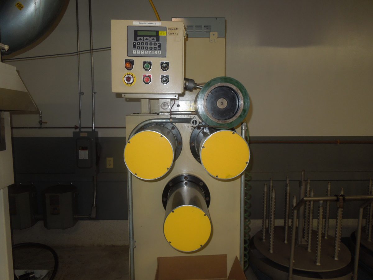 (3) Heated Godet Rolls - Southeastern Textile Machinery