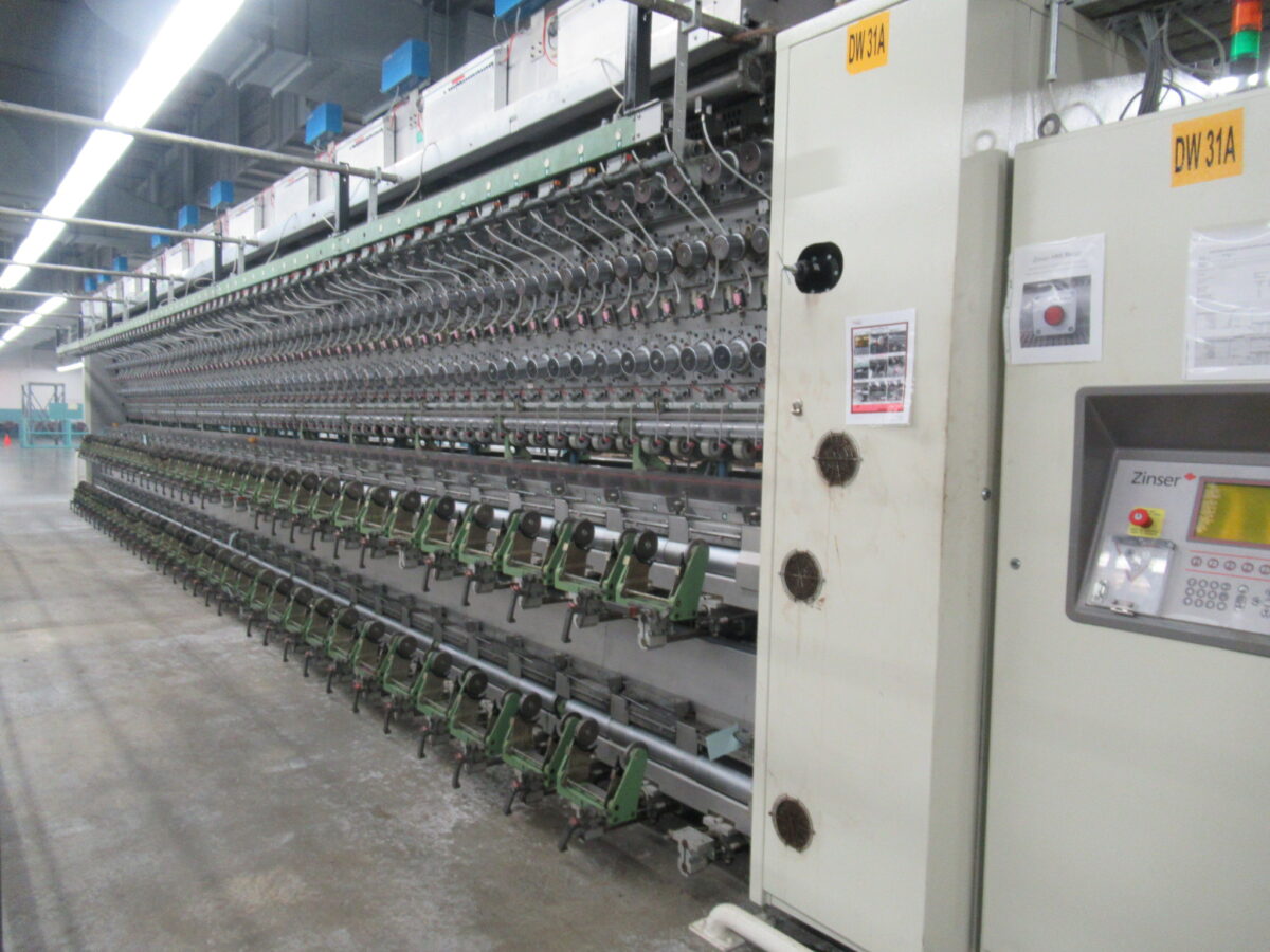 (1) Zinser Draw Winder - Southeastern Textile Machinery